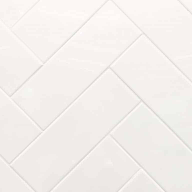 Only $15m2! Gloss White Ceramic Subway Wall Tiles